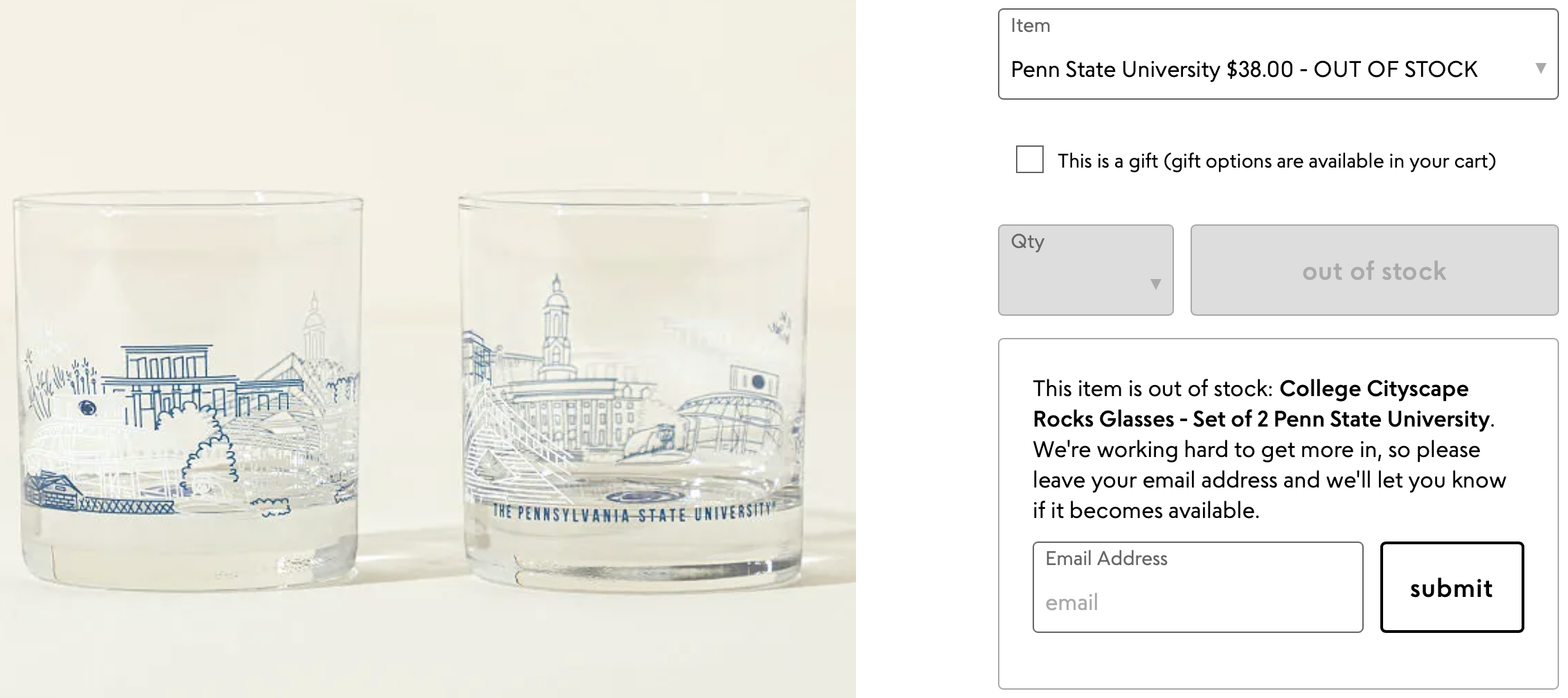 Product availability – Uncommon Goods Support